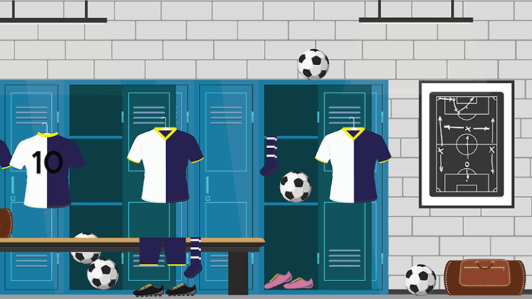 The pre-match team talk - Rayburn Tours